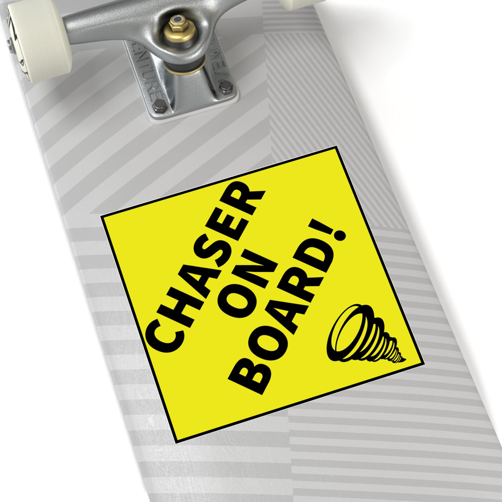Chaser On Board Vinyl Sticker – The WX Store